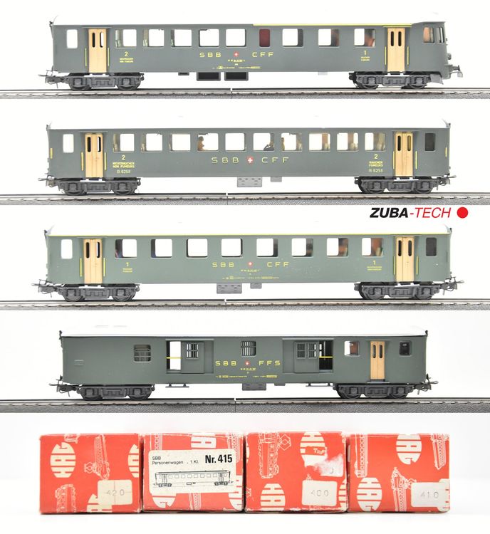 HAG 4x EW I/II Personenwagen der SBB H0 WS mit OVP (Gebraucht) in St. Gallen für CHF 51 – mit ...