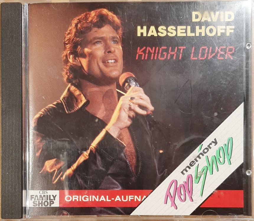 David Hasselhoff - Knight Lover, USA Pop CD Album 1990 (Gebraucht) in ...