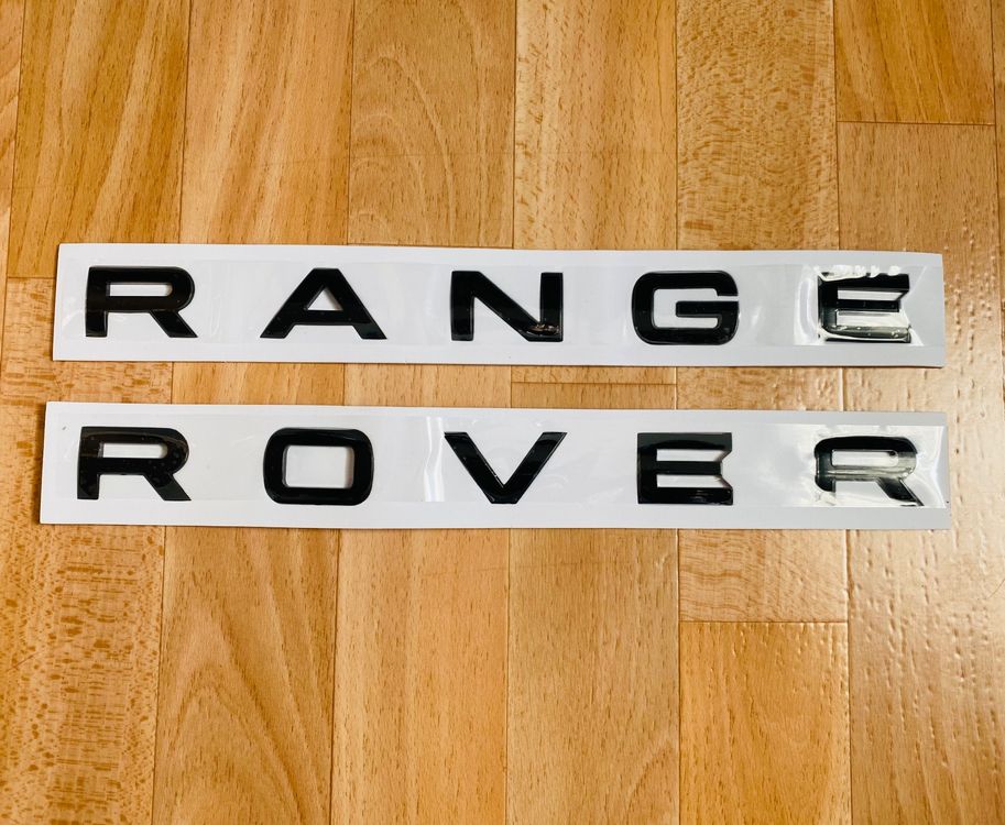 Range Rover 3D Emblem Logo Schriftzug Schwarz Neu | Kaufen auf Ricardo