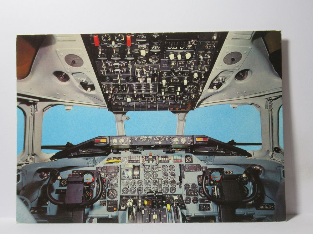 AK Flugzeug Cockpit einer SWISSAIR DC 9 (Neu (gemäss Beschreibung)) in ...