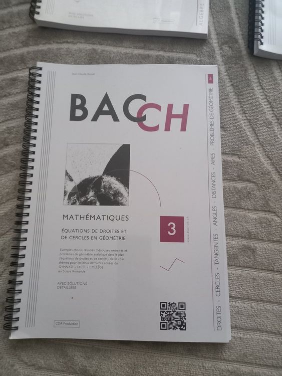 Livre mathématiques bac ch | Kaufen auf Ricardo