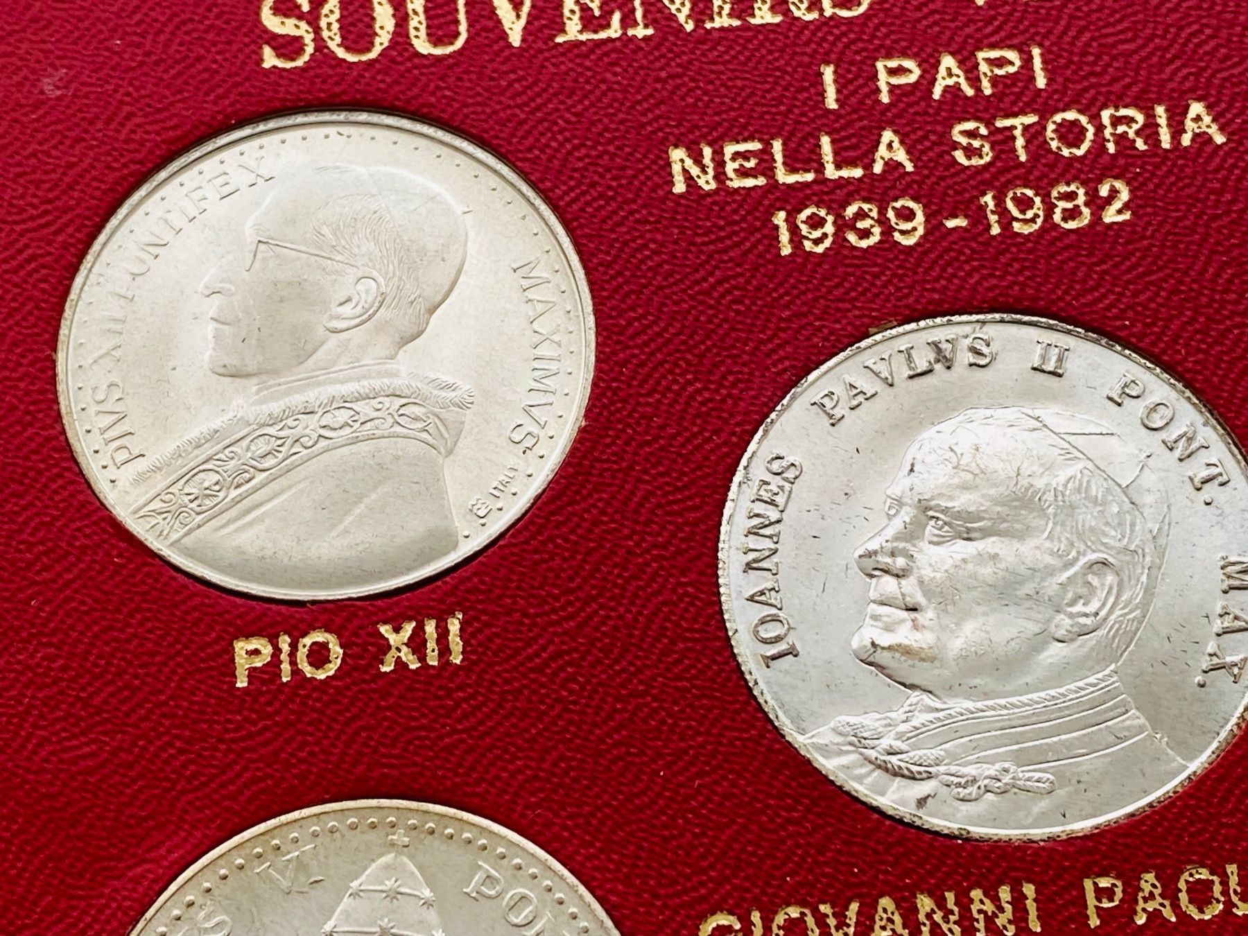 5 x Medaille um 80 Gramm Silber? VATIKAN Pabst 1939 - 1982 (Neu (gemäss ...