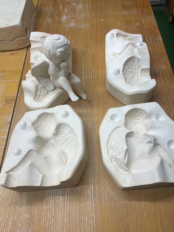 Keramik Gips Giessformen Engel Sonne Bär Scioto & Hartenfels (Gebraucht ...