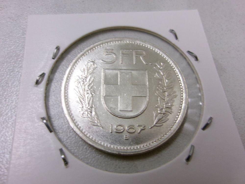 5 Franken 1967 Silber (Gebraucht) in Bad Zurzach für CHF 8 – mit Lieferung auf Ricardo kaufen