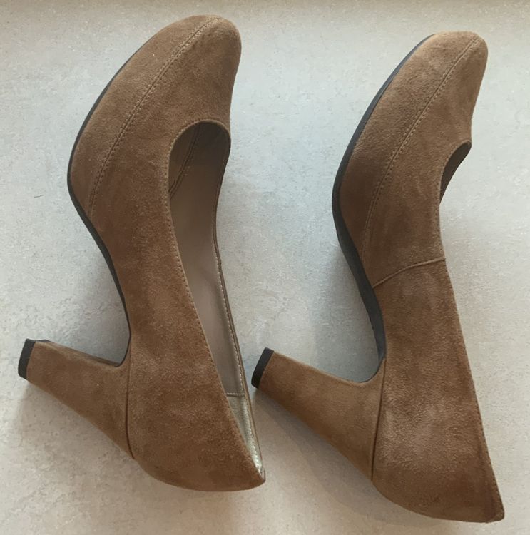 Unisa Damen Wildleder Pumps beige, Grösse 38 (Neu (gemäss Beschreibung ...