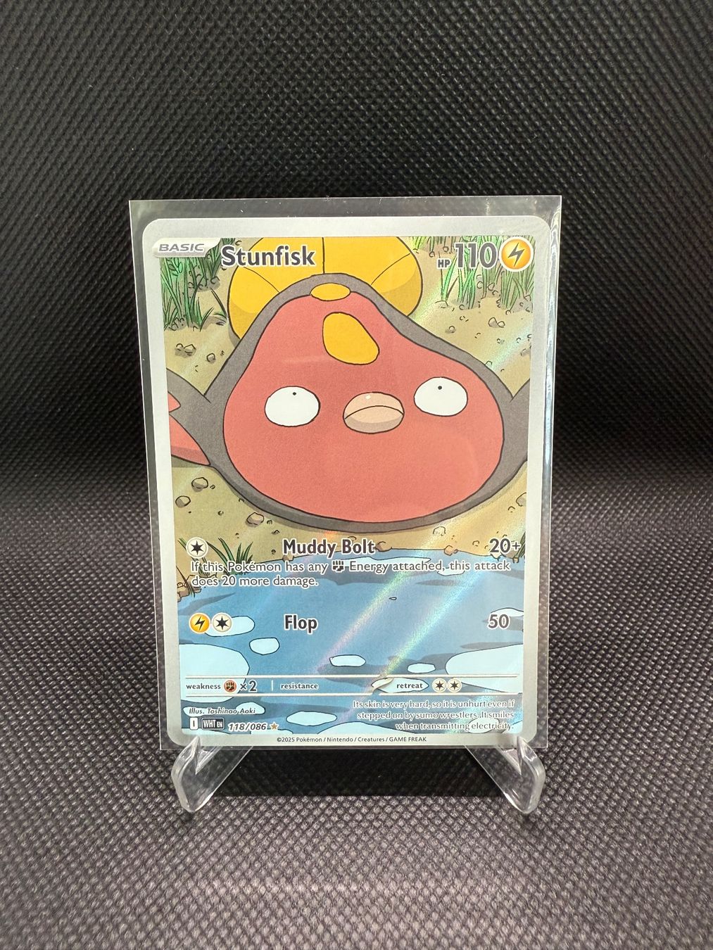 Pokemon White Flare - Stunfisk Illustration Rare 118/086 (Gebraucht) in ...