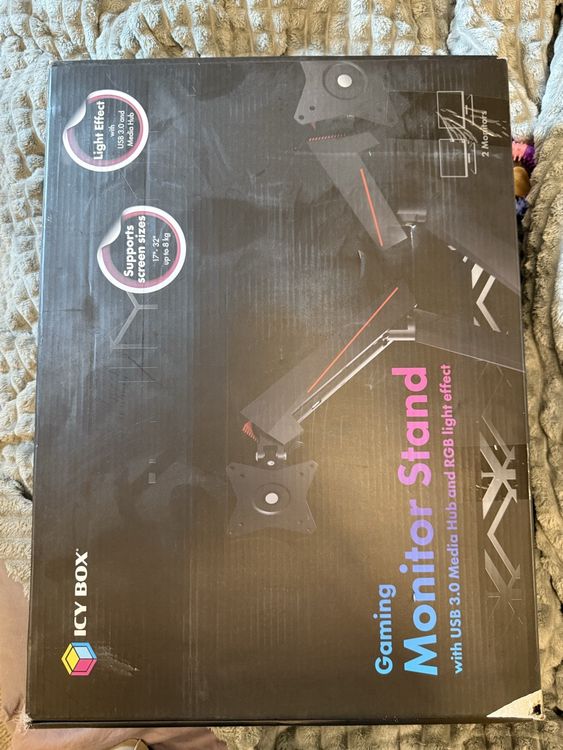 Gaming Monitor Stand, Dual, RGB (Neu (gemäss Beschreibung)) in ...