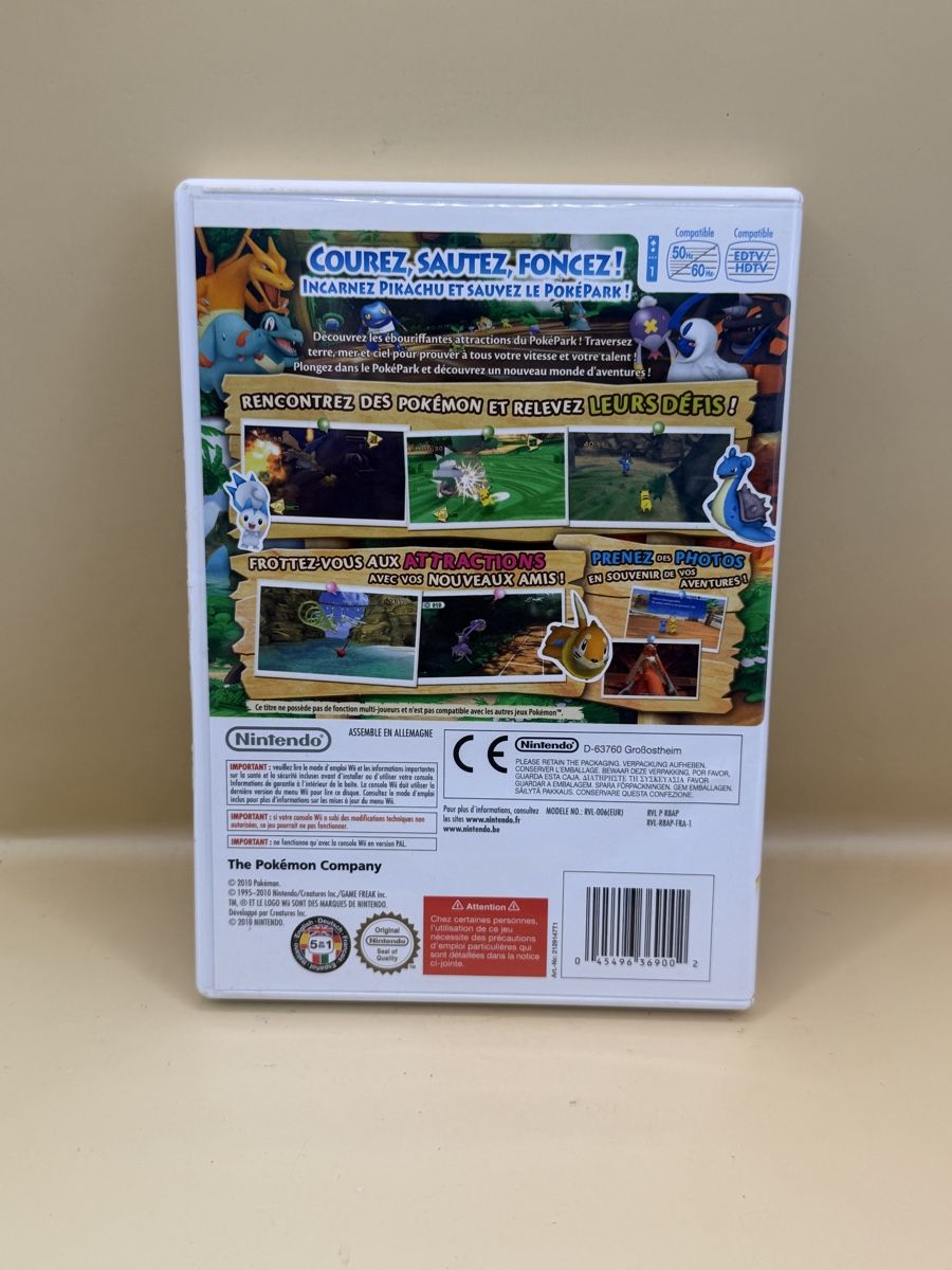 Poképark Nintendo Wii La Grande Aventure de Pikachu complet (Gebraucht ...