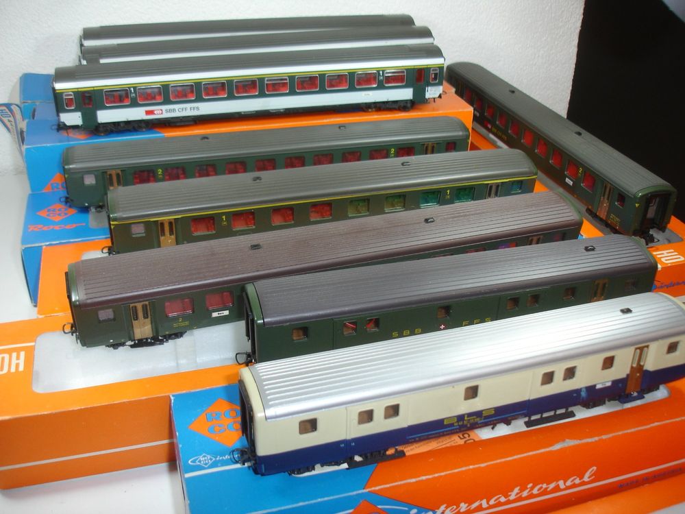 ROCO: 8 SBB + 1 BLS Wagen / wagons | Kaufen auf Ricardo