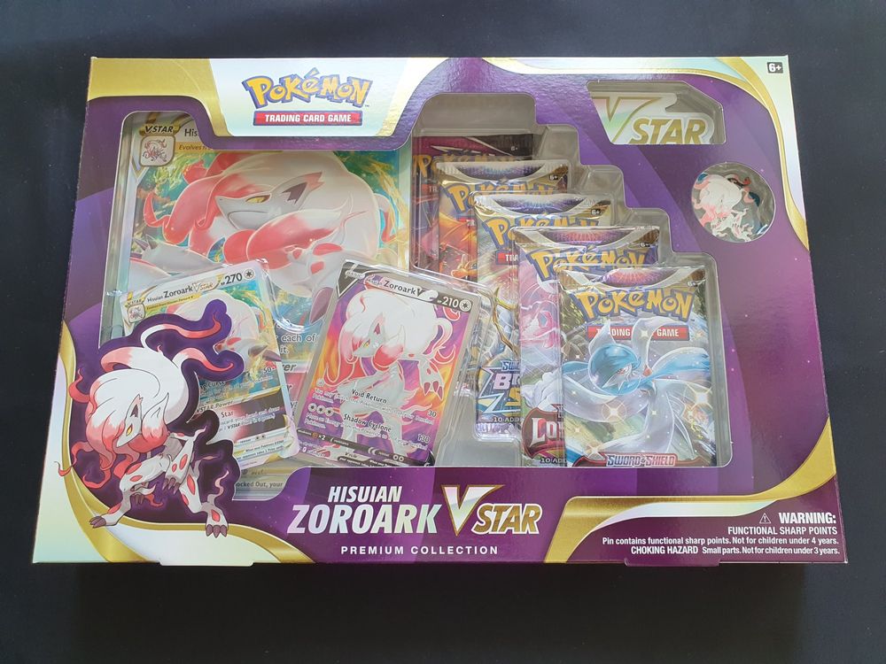 Pokémon Hisuian Zoroark V-Star Premium Collection (EN) | Kaufen auf Ricardo
