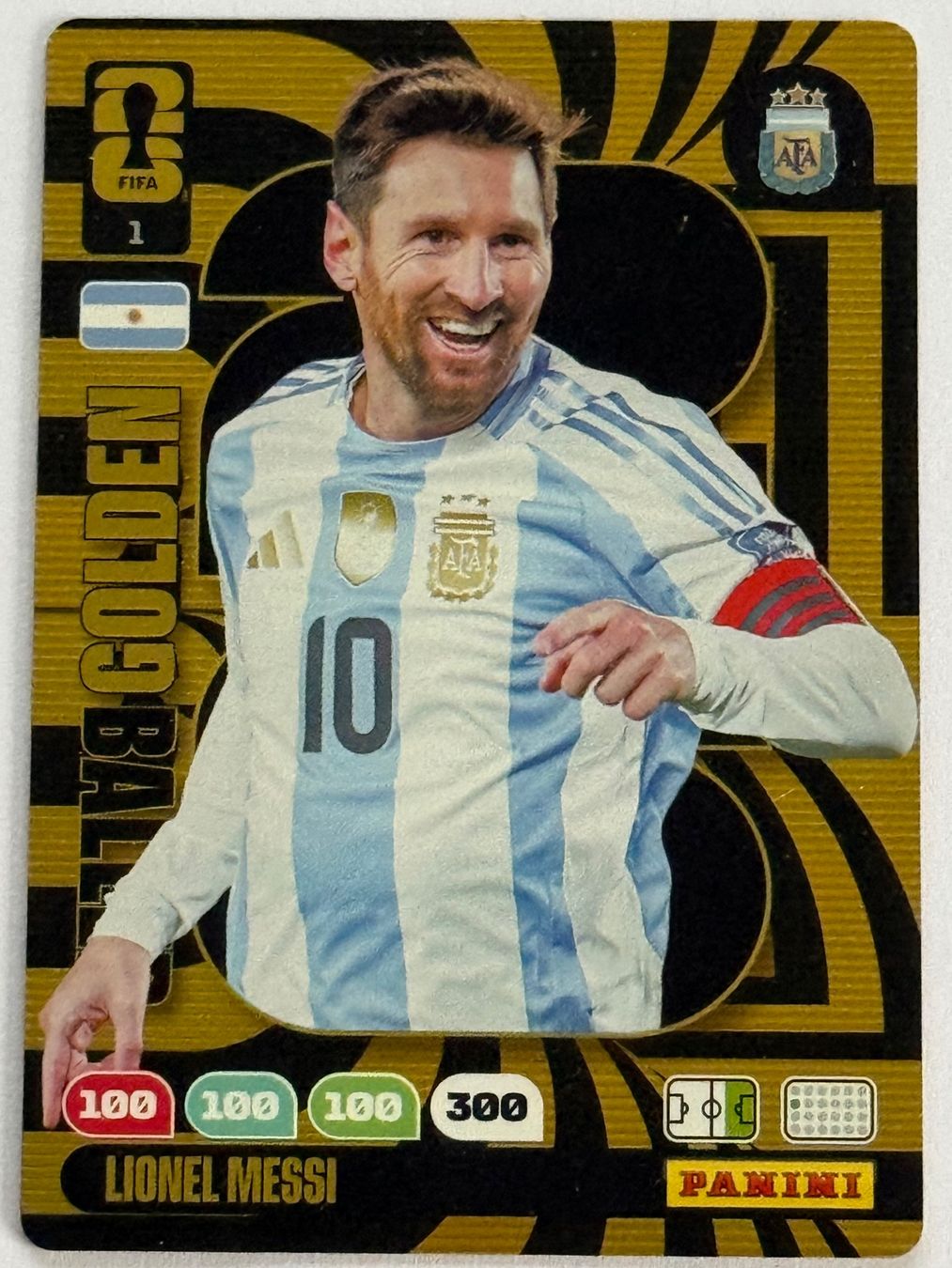 Panini Adrenalyn XL FIFA World Cup 2026 Golden Baller Messi (Neuf (Voir ...