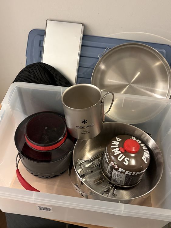 Komplettes Camping Kocherset: Primus, Snow Peak, Top! (Gebraucht) in ...