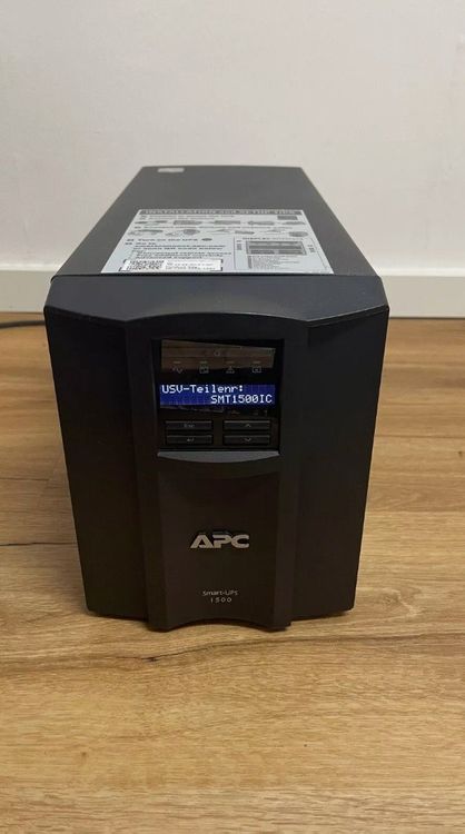 APC USV Smart-UPS SMT1500IC 1500VA mit neuen Batterien! (Gebraucht) in Gretzenbach für CHF 250 ...