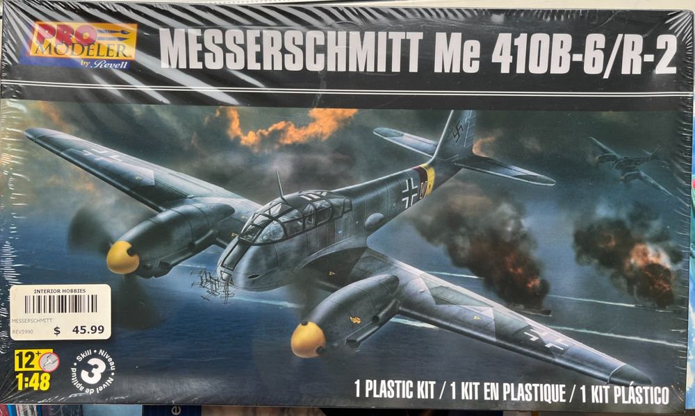 1/48 MESSERSCHMITT Me 410B-6/R-2 Deutsches Zerstörer WW II (Neu und ...