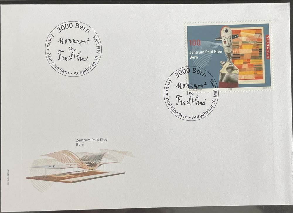 FDC mit Abart Farbflecken in Markenbild (Gebraucht) in Muri AG für CHF 3 – mit Lieferung auf ...