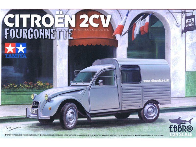 Tamiya Ebbro Citroen 2CV Fourgonnette 1/24 cod. 93034 (Neu und ...