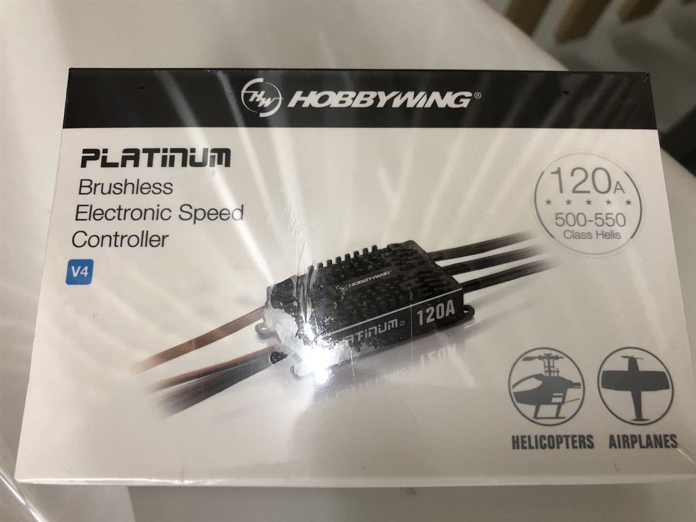 Neuer Hobbywing Platinum Regler 120A V4 | Kaufen auf Ricardo