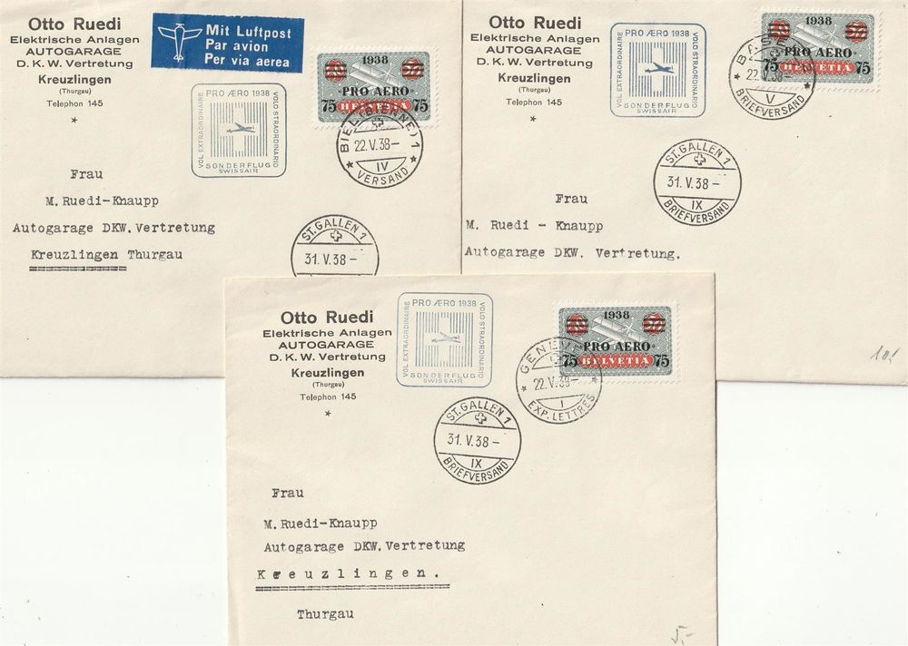 6 x Pro Aero 1938, verschied. Etappen (Gebraucht) in Turgi für CHF 15 – mit Lieferung auf ...