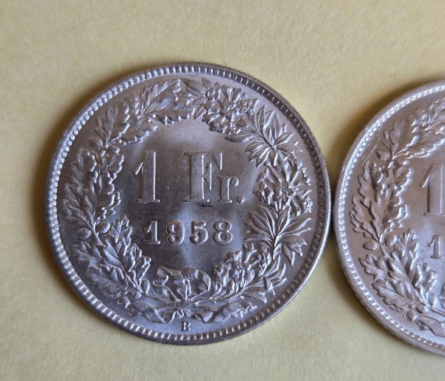 3x CH 1 Fr. Silbermünzen, Top Zustand.. (Gebraucht) in Stans für CHF 15 – mit Lieferung auf ...