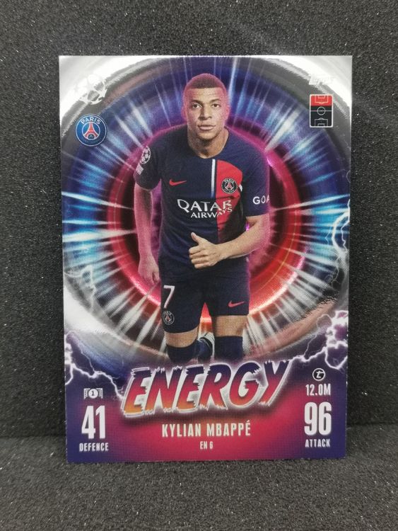 Match attax 2023/24 Kylian Mbappé Energy | Kaufen auf Ricardo