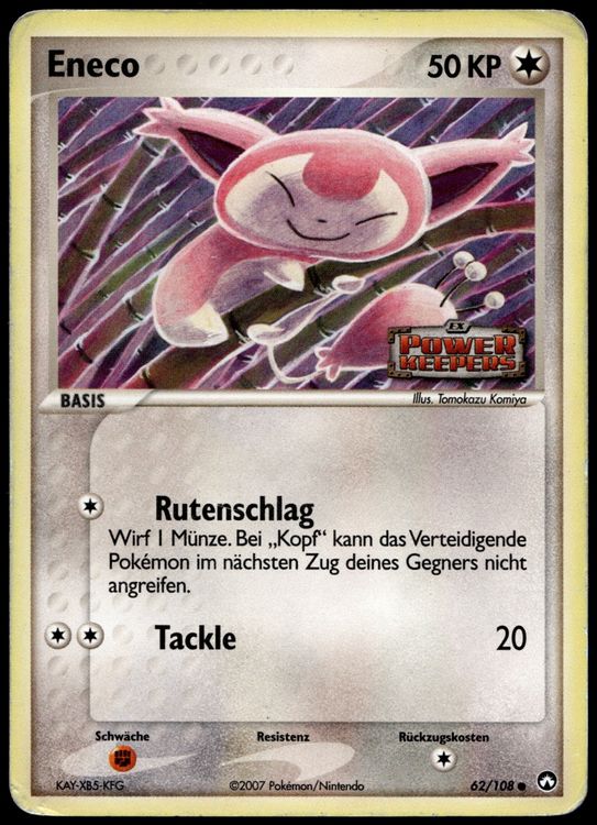 Eneco 62/108 Reverse Holo Pokémon EX Power Keepers ab 1.- | Kaufen auf ...