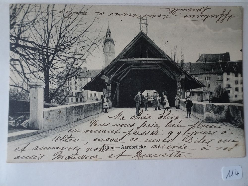 AK Olten Aarebrücke 1905 | Kaufen auf Ricardo