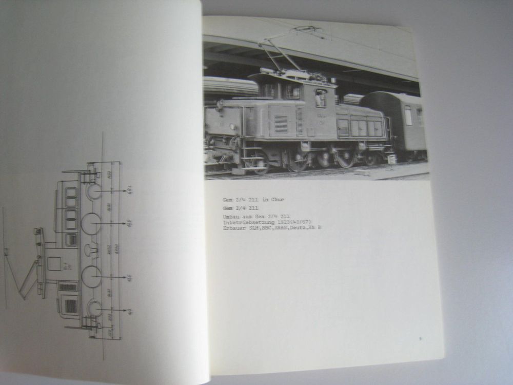 Die Elektrischen Lokomotiven+Triebwagen der Rhätischen Bahn | Kaufen auf Ricardo