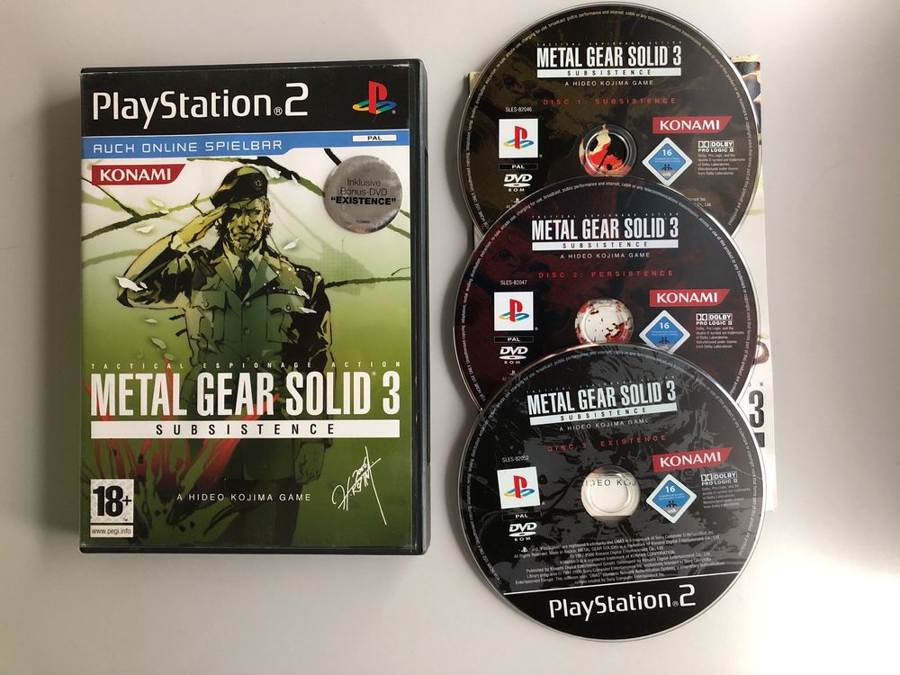 Metal Gear Solid 3 Subsistance - PS2 | Kaufen auf Ricardo