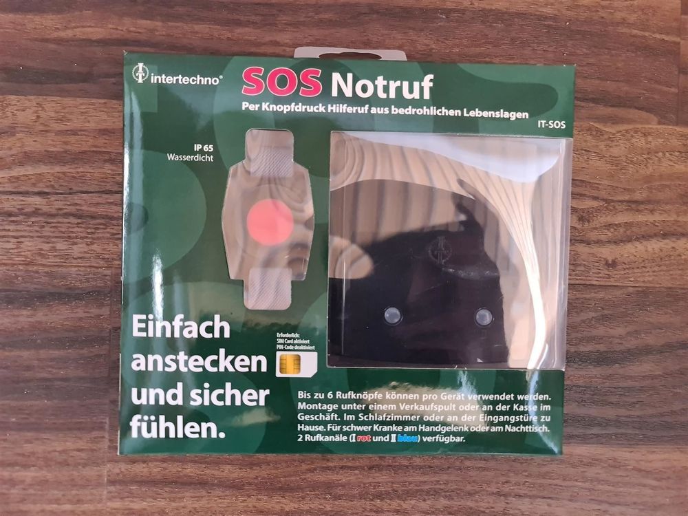 Intertechno SOS Notruf ab 1.- (Neu und originalverpackt) in für CHF 9 – mit Lieferung auf ...