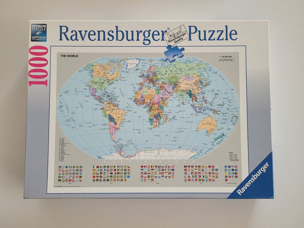 Ravensburger Puzzle 1000 pieces: world map (Neu (gemäss Beschreibung ...