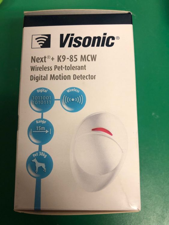 Funkbewegungsmelder Visinic Next K9-85 (Neu und originalverpackt) in ...