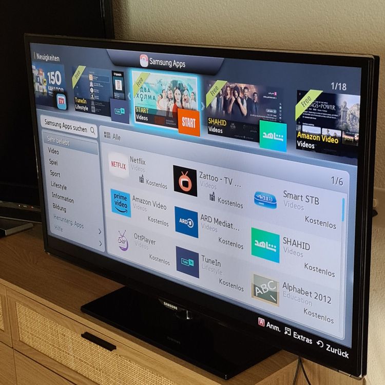 Smart-TV von SAMSUNG UE40ES5500 - LED Smart TV (Gebraucht) in Basel für ...
