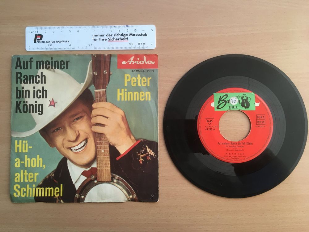 Peter Hinnen – Single 45 RPM (Gebraucht) in Grenchen für CHF 3 – mit ...