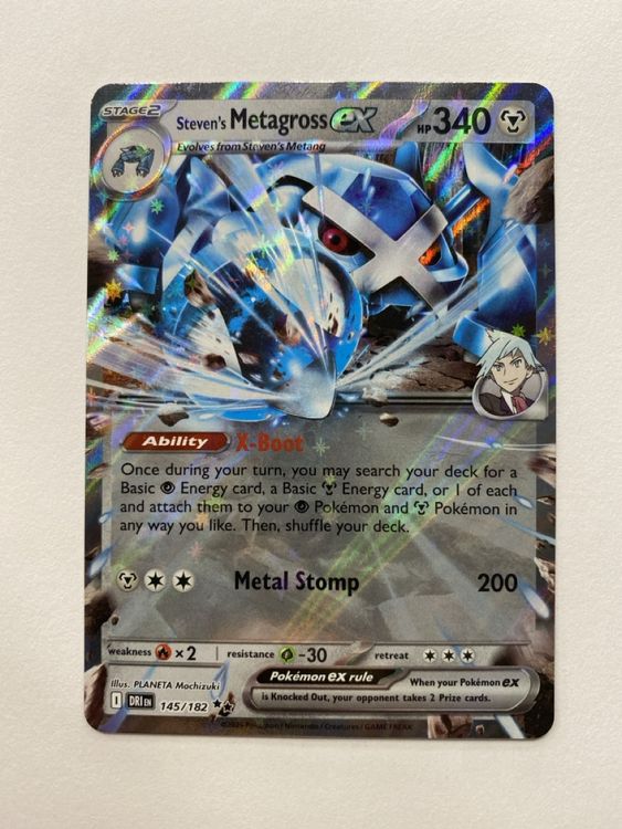 Steven‘s Metagross ex 145/182 Double Rare Destined Rivals EN (Neu ...