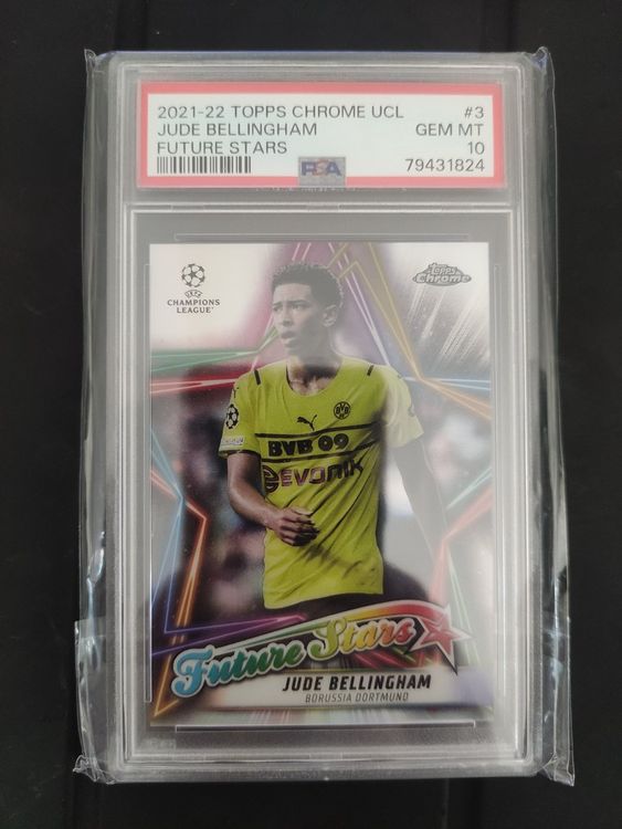 Bellingham Future Stars, PSA 10, Topss Chrome UCL 21/22 (Neu (gemäss Beschreibung)) in Wettingen ...