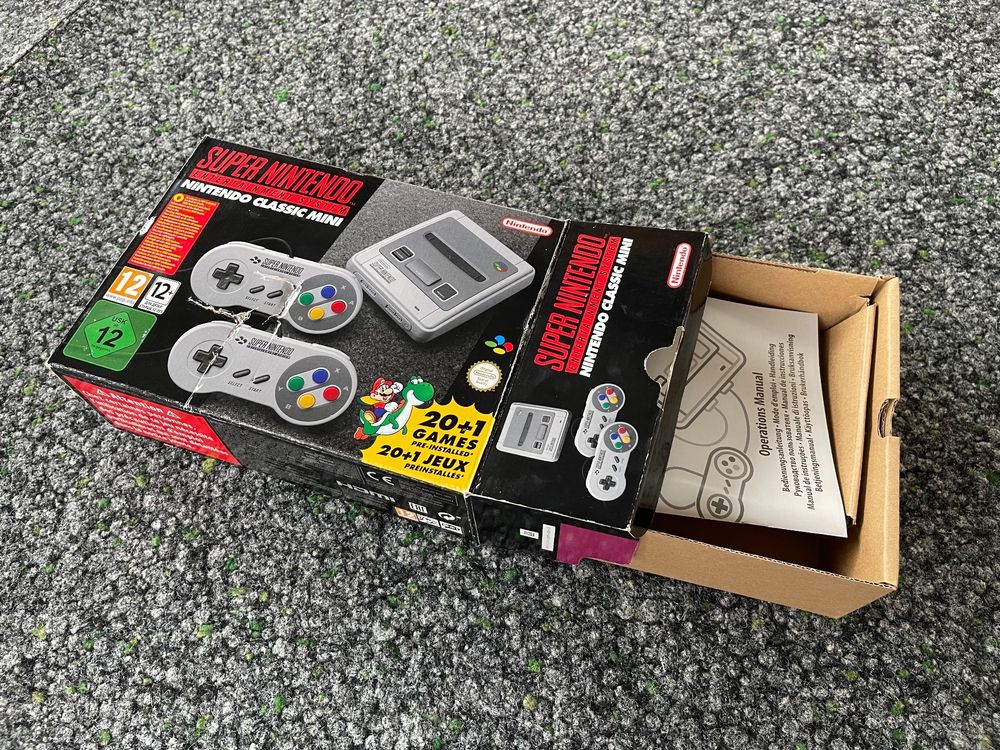 SNES Mini Verpackung (Gebraucht) in Derendingen für CHF 35 – mit Lieferung auf Ricardo kaufen