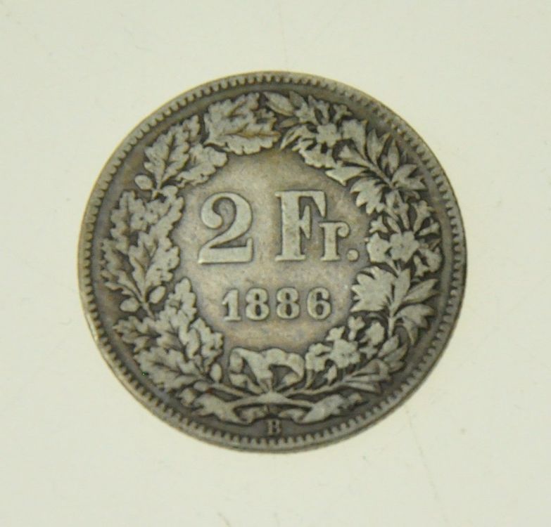 Schweiz 2 Franken 1886, Silbermünze | Kaufen auf Ricardo