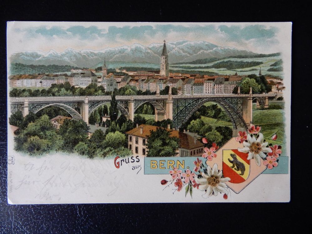 AK - Litho Gruss aus Bern 1903 (Gebraucht) in Senèdes für CHF 3 – mit Lieferung auf Ricardo kaufen