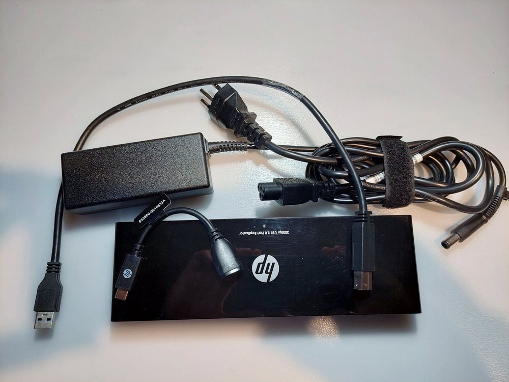 HP 3005pr USB 3.0 Port-Replikator mit Netzteil DockingStat. (Gebraucht ...