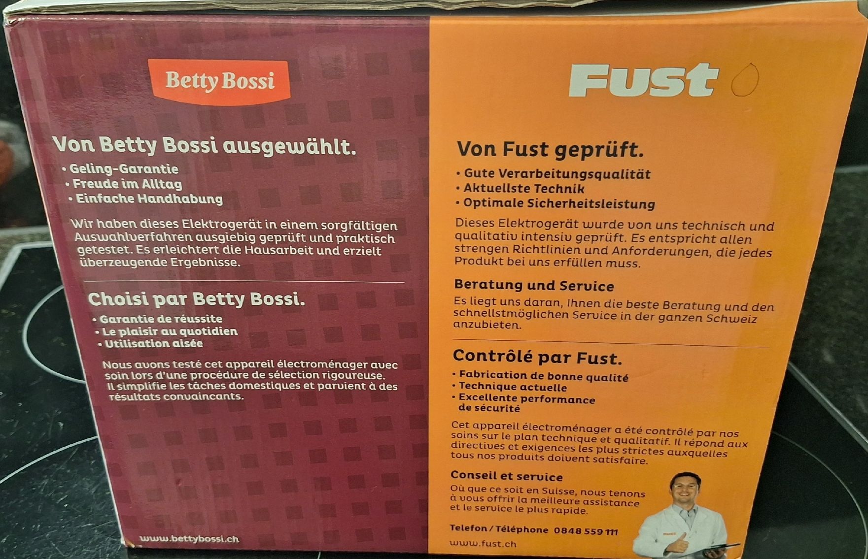 Betty Bossi Top Glacemaschine/Sorbetiere 1L - Neu Original. (Neuf avec ...