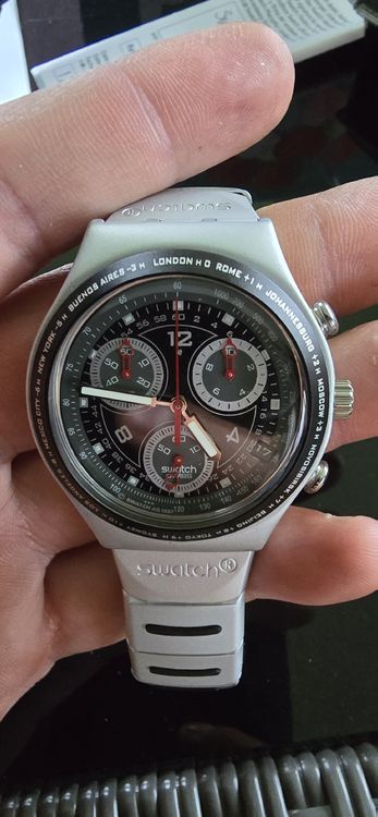 Swatch Irony Chrono Aluminium Herrenuhr - Zeitlos schön! | Kaufen auf ...