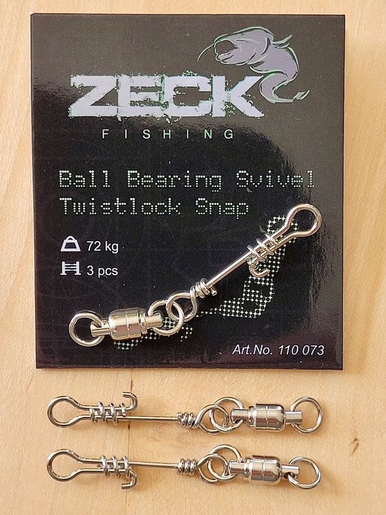 Ball Bearing Swivel + Twistlock Snap 72kg (Neu und originalverpackt) in ...