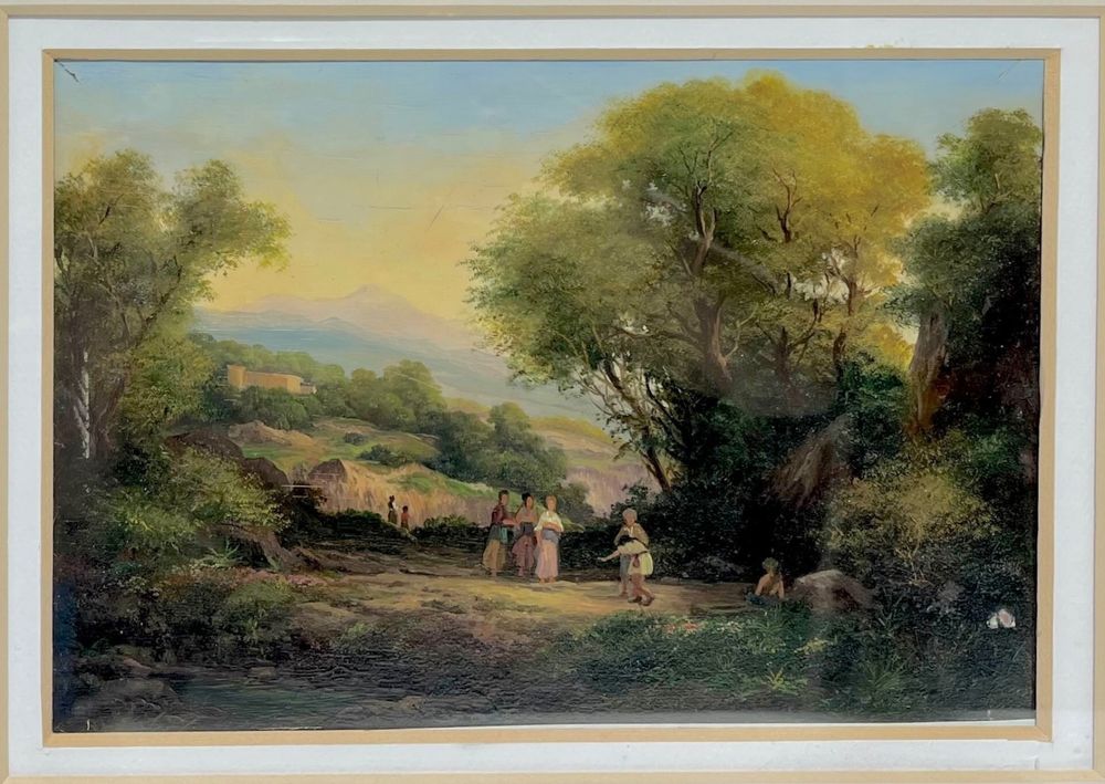 🟢 Landschaft mit Staffage, 19. Jh (Gebraucht) in Zürich für CHF 20 ...