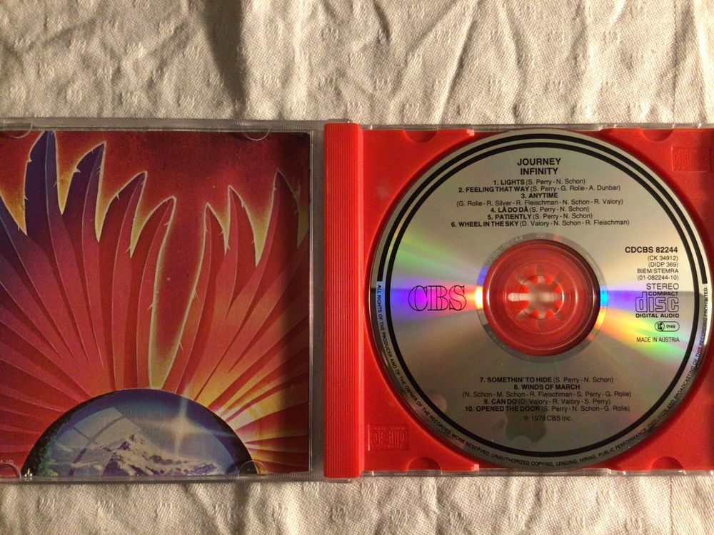 JOURNEY, Infinity, CD,1987 | Kaufen auf Ricardo