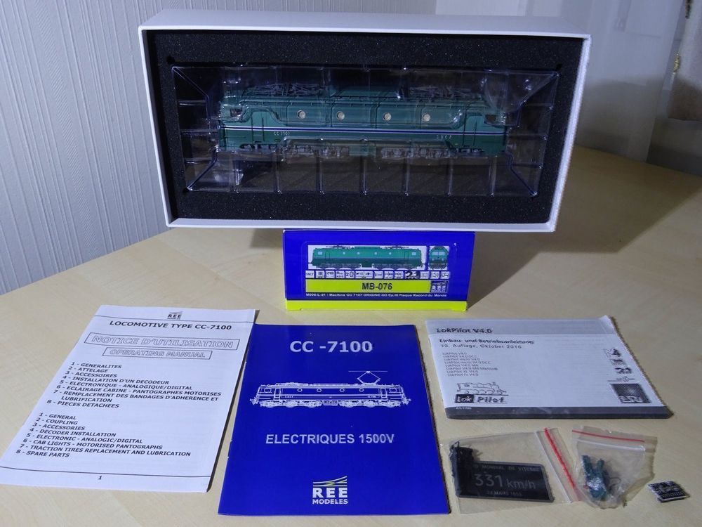 REE-models MB-076 SNCF Ellok CC7107 ESU (Neu und originalverpackt) in ...