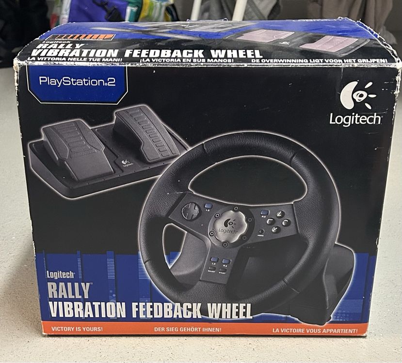 Logitech Rally Vibration Feedback Wheel Playstation 2 | Kaufen auf Ricardo