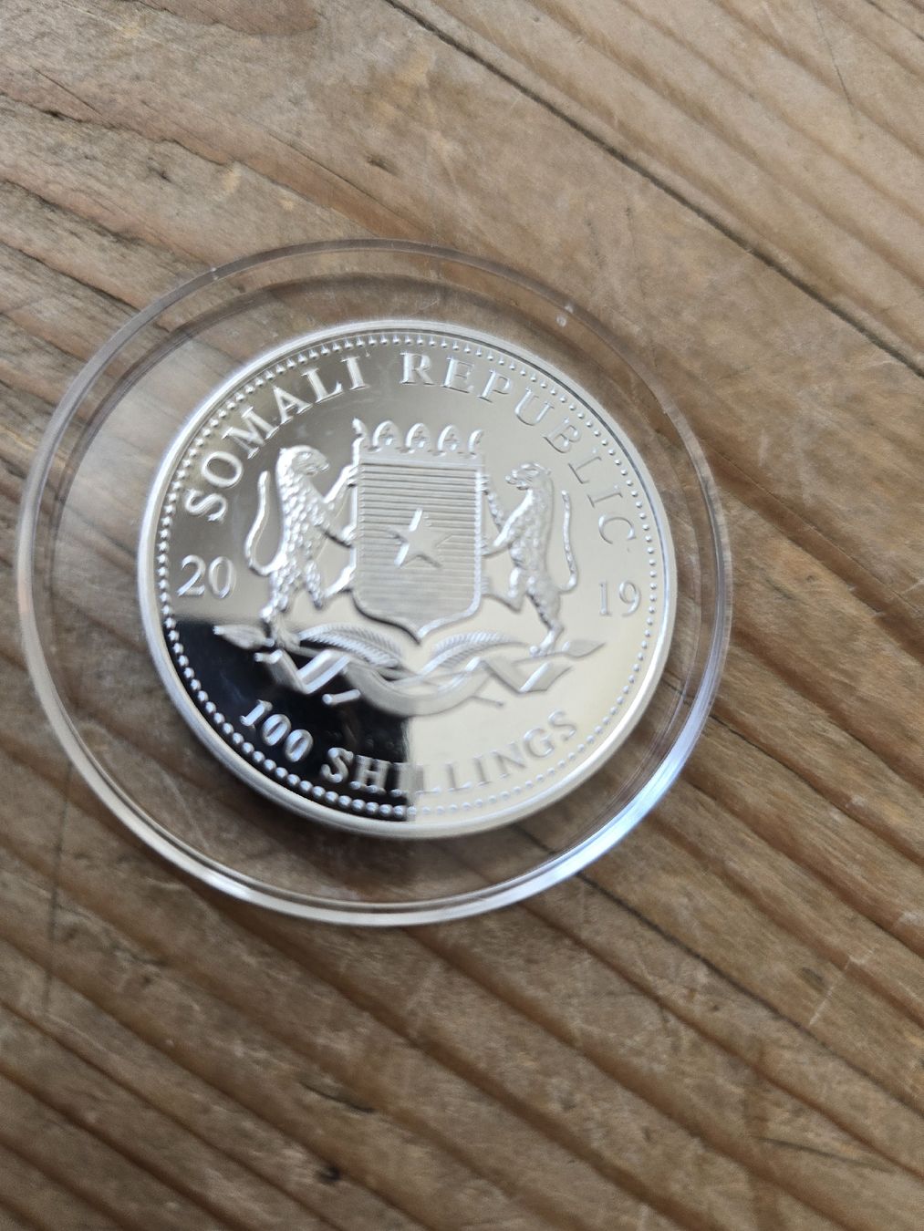 Somalia Elefant 2019, 1 Unze Silber, Wildlife Serie top (Neu und ...