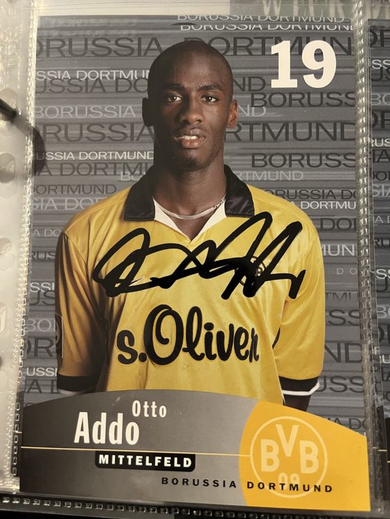 Otto Addo Autogrammkarte Borussia Dortmund (Gebraucht) in Widnau für CHF 6 – mit Lieferung auf ...