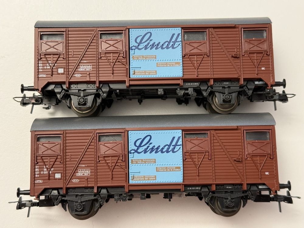 2x Roco SBB gedeckte Güterwagen Linth / DC HO (Gebraucht) in Jonschwil für CHF 24 – mit ...