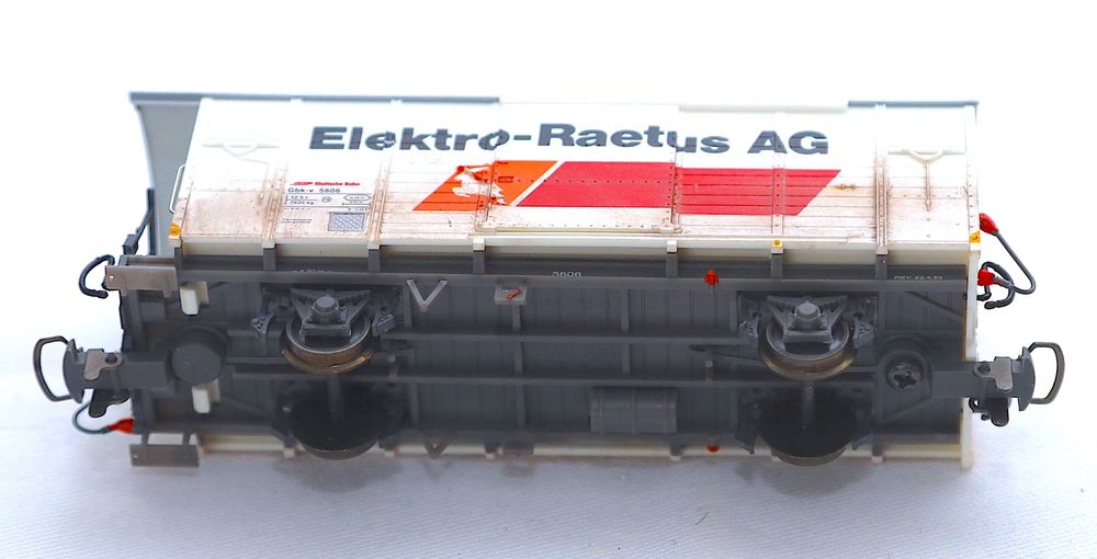 BEMO GEDECKTER GÜTERWAGEN ELEKTRO-REATUS AG RhB HOm (Gebraucht) in ...